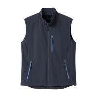 China Men’s Softshell Work Vest with Contrast Zippers - Wind-resistant, Water-repellent, and Breathable Outdoor Gilet for sale