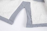 China Men's Light Grey Wind-Resistant Fishtail Parka with Sherpa Fleece Lining and Fishtail Back Hem for sale