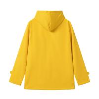 China Faux-Sherpa Lined Wind-Resistant Hooded Parka in Sunflower Yellow Winter Jacket for sale