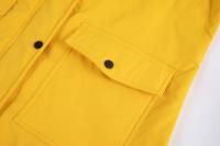 China Faux-Sherpa Lined Wind-Resistant Hooded Parka in Sunflower Yellow Winter Jacket for sale