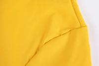 China Faux-Sherpa Lined Wind-Resistant Hooded Parka in Sunflower Yellow Winter Jacket for sale