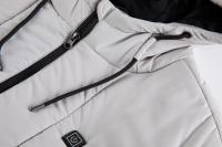 China 220 Grams Lightweight Down Jacket with USB Heated Feature and Clean Paneling Design for sale