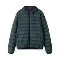 China Men's USB Heated Lightweight Down Jacket with Wind-Resistant Shell and Synthetic Padding for sale
