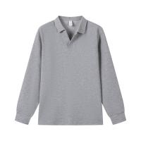 China Unisex Cotton-rich Waffle Knit Classic Polo Shirts with Textured Surface and V-neck Placket for sale