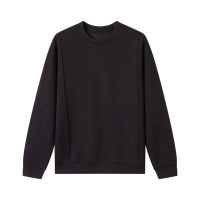 China Light Stretch Mens Classic Crewneck Sweatshirts Minimalist Long Sleeve Pullover for sale