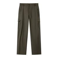 China Men's Fleece Lined Outdoor Cargo Pants with Zip Pockets and Stretch Fabric for Comfort for sale