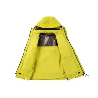 China High-Visibility Lime Yellow Waterproof Windproof Hooded Jacket | OEM ODM Manufacturer for sale