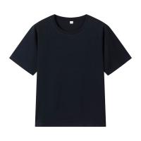 China Ultra-Soft 100% Ring-Spun Cotton Crew Neck T-Shirt with Regular Fit and Durable Stitching for sale