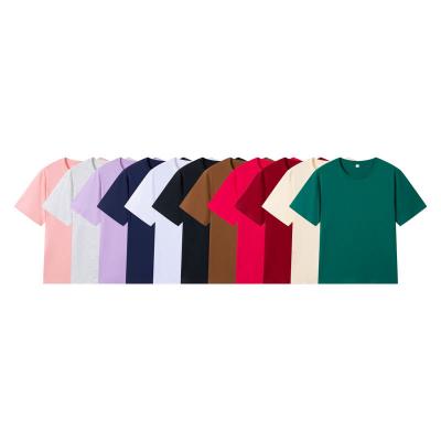 China Ultra-Soft 100% Ring-Spun Cotton Crew Neck T-Shirt with Regular Fit and Durable Stitching for sale