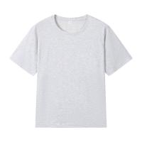 China Ultra-Soft 100% Ring-Spun Cotton Crew Neck T-Shirt with Regular Fit and Durable Stitching for sale