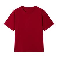 China Ultra-Soft 100% Ring-Spun Cotton Crew Neck T-Shirt with Regular Fit and Durable Stitching for sale