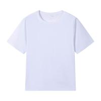 China Ultra-Soft 100% Ring-Spun Cotton Crew Neck T-Shirt with Regular Fit and Durable Stitching for sale