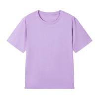China Ultra-Soft 100% Ring-Spun Cotton Crew Neck T-Shirt with Regular Fit and Durable Stitching for sale