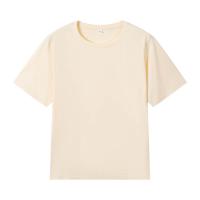 China Ultra-Soft 100% Ring-Spun Cotton Crew Neck T-Shirt with Regular Fit and Durable Stitching for sale