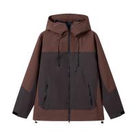 China Men's 10000mm Waterproof Windproof Classic Jacket with Adjustable Fit and Color-Block Design for sale
