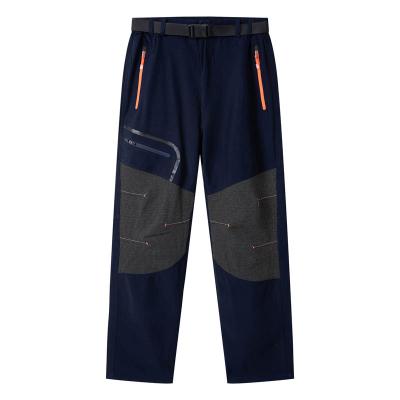China Pill Resistant Outdoor Work Pants XL XXL Side Button Track Pants Men for sale
