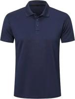 China Men's Quick-Dry Breathable Mesh Polo Shirt with Moisture-Wicking Technology for Golf & Work for sale
