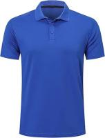 China Men's Quick-Dry Breathable Mesh Polo Shirt with Moisture-Wicking Technology for Golf & Work for sale