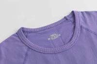 China Women’s Seamless Short Sleeve Sports T-Shirt with Raglan Sleeves for OEM/ODM Wholesale for sale