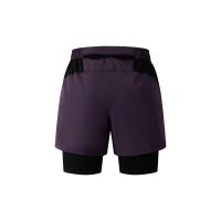 China Women Color Block 2 in 1 Layered Running Shorts - Activewear Shorts for sale