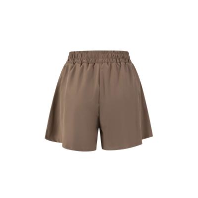 China Women's Elastic Waist Loose Fit Quick Dry Athletic Shorts for Activewear for sale