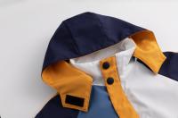 China Custom Kids Waterproof Color Block Hooded Jacket | OEM ODM Manufacturer & Wholesale Supplier for sale