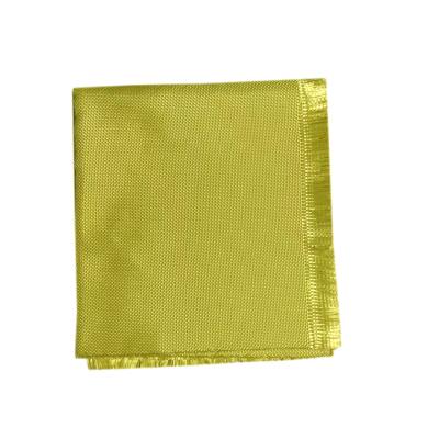 China 1500D Kevlar Fire Resistant Fabric Woven Yellow Para Aramid Cloth for Workwear for sale