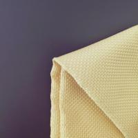 China 1500D Kevlar Fire Resistant Fabric Woven Yellow Para Aramid Cloth for Workwear for sale