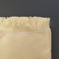 China 1500D Kevlar Fire Resistant Fabric Woven Yellow Para Aramid Cloth for Workwear for sale
