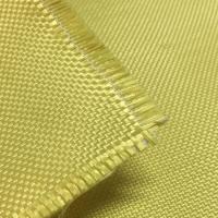 China Waterproof Anti Static Para Aramid Fabric 50gsm to 200gsm Flame Resistant Woven Yellow for sale