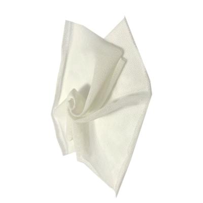 China White Stretch Kevlar Fabric Aramid Heat Resistant Mesh 220°C for Silicone Hose for sale