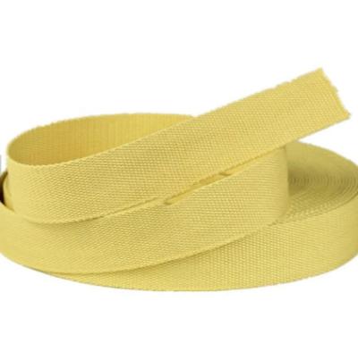 China Kevlar Woven Aramid Tape 1414 Fireproof Cut Resistant Fabric Custom Width for sale