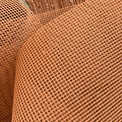China 0.5mm Industrial Mesh Fabric Silicone Coated High Temp Resistant Woven Cloth 100% Polyester for sale