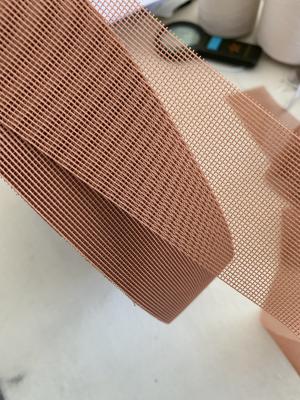 China 100% Polyester Industrial Mesh Fabric 0.5mm Thickness High Heat Resistant Square Grid for Hose for sale