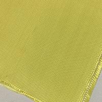 China Yellow Bulletproof Para Aramid Fabric 400gsm Woven Kevlar Cloth for sale
