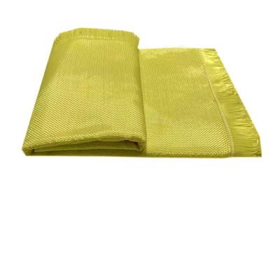 China Yellow Cut Resistant Kevlar Fabric Anti Static Flameproof Para Aramid Cloth 150cm Width for sale