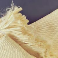 China Lightweight Kevlar Fire Resistant Fabric Yellow High Strength Textile for sale