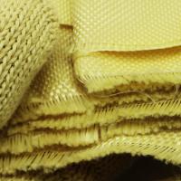 China Lightweight Kevlar Fire Resistant Fabric Yellow High Strength Textile for sale