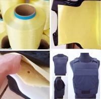 China Lightweight Kevlar Fire Resistant Fabric Yellow High Strength Textile for sale
