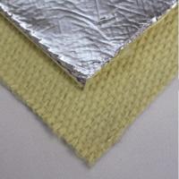China Aluminium Coated Woven Kevlar Fabric 1680D Flame Retardant Lightweight Cloth for sale