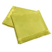 China High Temperature Cutting Resistant Aramid Knitted Fabric 1.5mm Thickness 200gsm Weight for sale