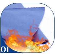 China Para Aramid Fabric Flame Retardant Kevlar Fabric 200gsm High Tear Strength for sale