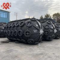 China Black Pneumatic Marine Fenders Flexible / Durable for 3.3*6.5m Vessels for sale