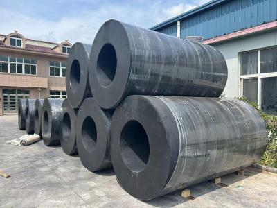 China Tensile Strength 10-30MPa Cylindrical Rubber Fender With High Energy Absorption Ensuring Marine Docking and Vessel Impact Protection for sale