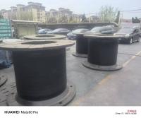 China 25°C To 80°C Cell Rubber Fenders Black Color With Elongation At Break Exceeding 400 Percent Ideal For Offshore Platforms for sale
