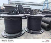 China 25°C To 80°C Cell Rubber Fenders Black Color With Elongation At Break Exceeding 400 Percent Ideal For Offshore Platforms for sale