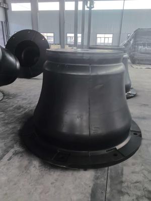 China SGS Approved Cone Rubber Fenders Providing Hardness 60-70 Shore A and Weather Resistance Ideal for Marine Berthing Systems for sale