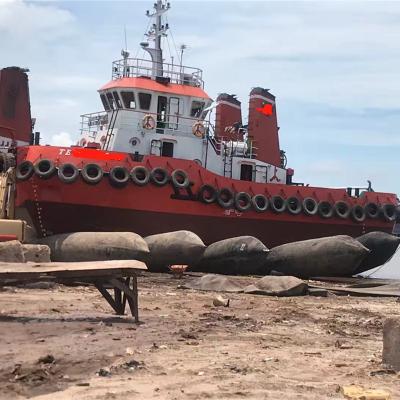 China High Pressure Barge Launching Airbags , Marine Salvage Air Lift Bags 2.5M for sale