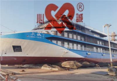 China CCS Whole Winding Boat Lift Float Bags Rubber Material For Landing for sale