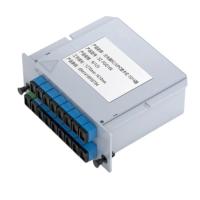 China 1x16 Passive Fiber Optical Splitter 16 Port Optical Signal Distribution Device ISO9001 RoHS CE for Telecom Data Center Network for sale